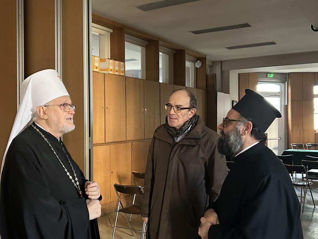 Visite du Président de l’AEOF S. E. Mgr Dimitrios de France à l’Institut Saint-Serge – Saint-Serge